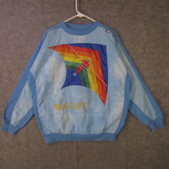 adidas | Shirts | Vintage Adidas Pullover Mens Large Hang Gliding T ...
